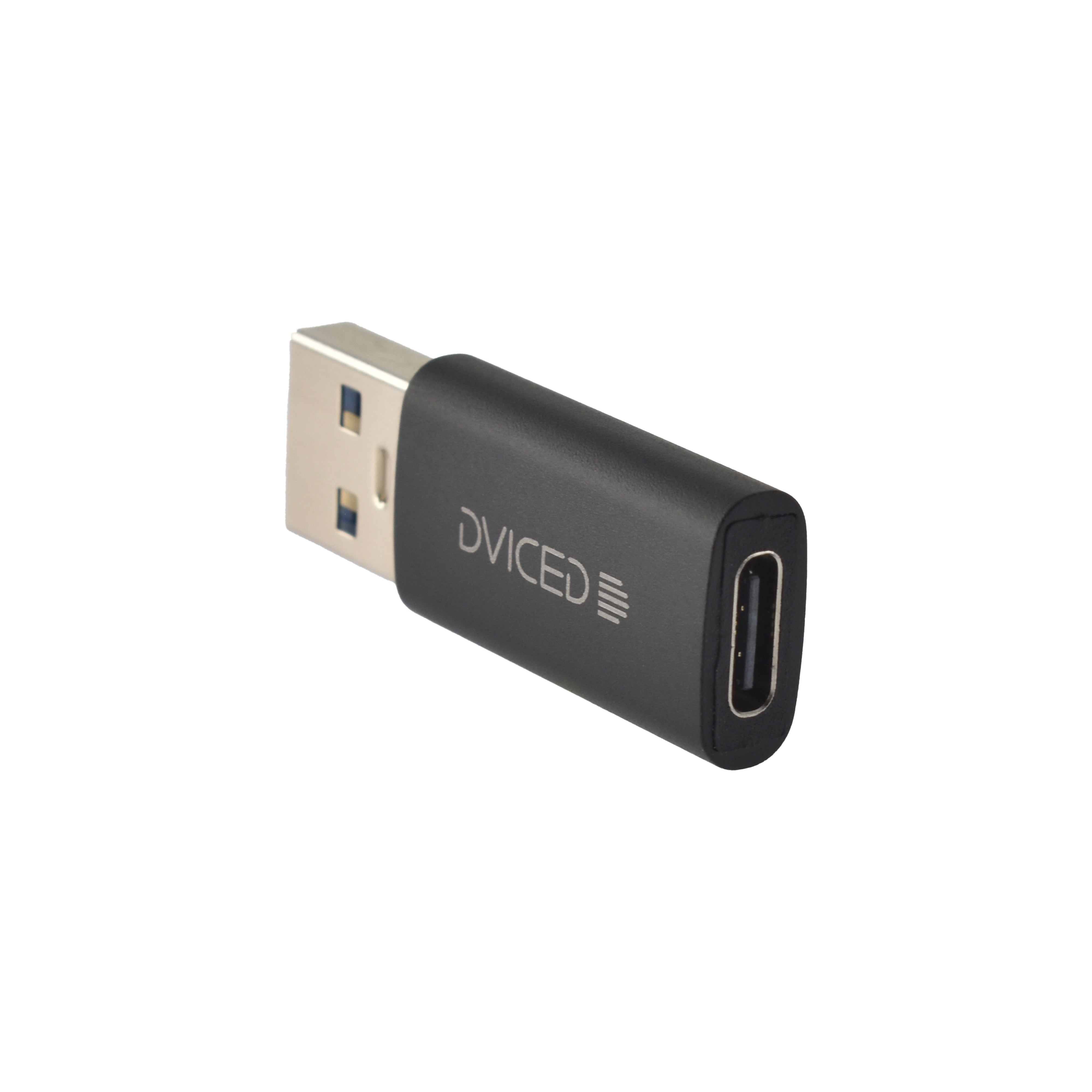 Dviced Adapter USB A-Type C - Black – iSTYLE.rs