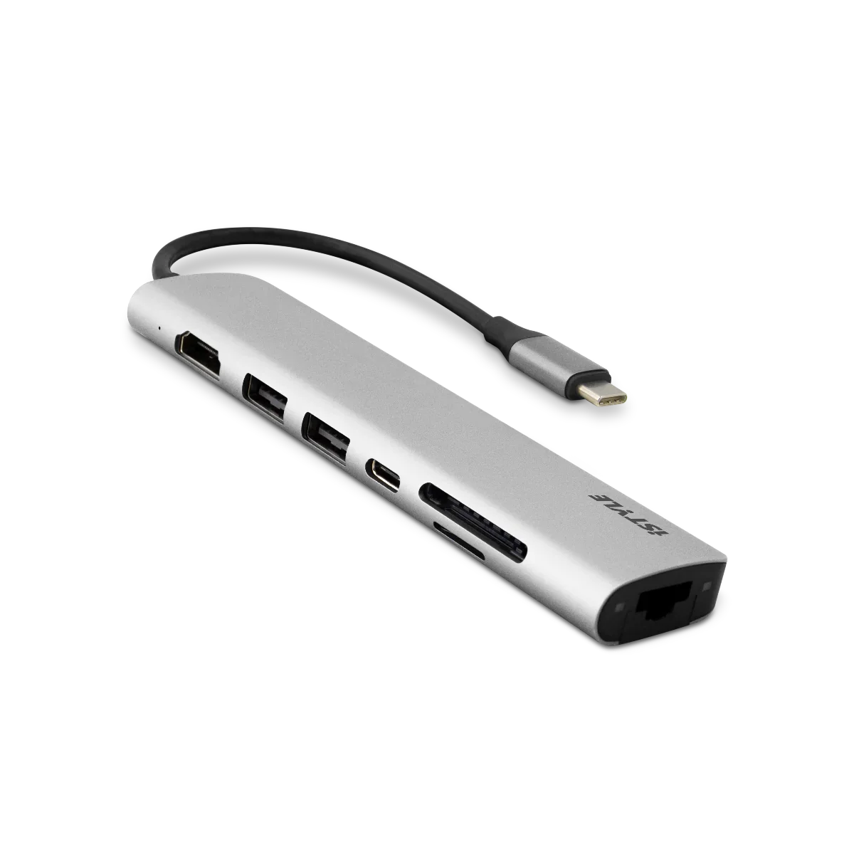 iStyle Type-C HUB MULTIMEDIA (2020) - silver – iSTYLE.rs